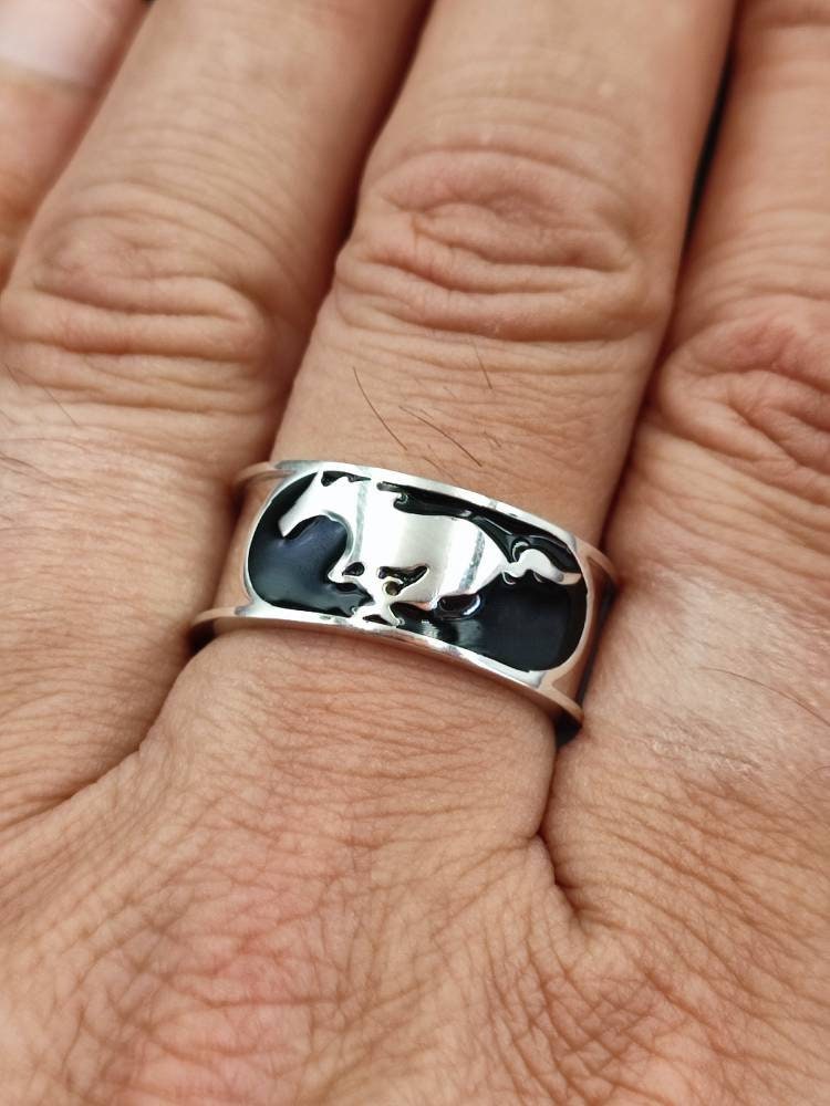 Δαχτυλίδι Ford Mustang οβάλ.ford Mustang Oval Ring. - Etsy
