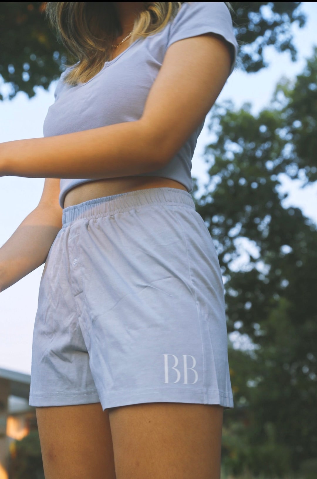 Linen Gray Girl Boxers - Etsy