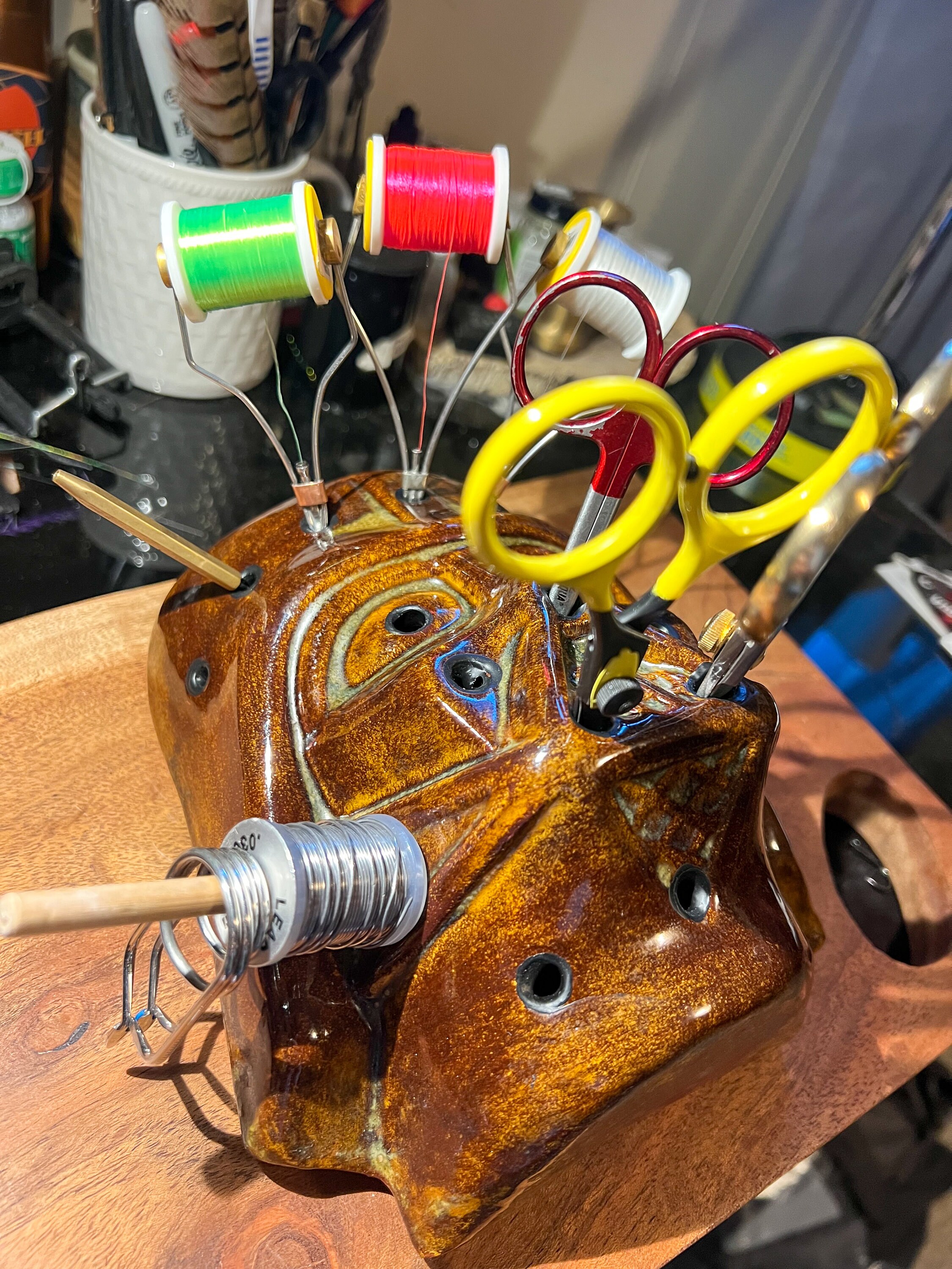 Ceramic Vader Fly Tying Caddy - Etsy