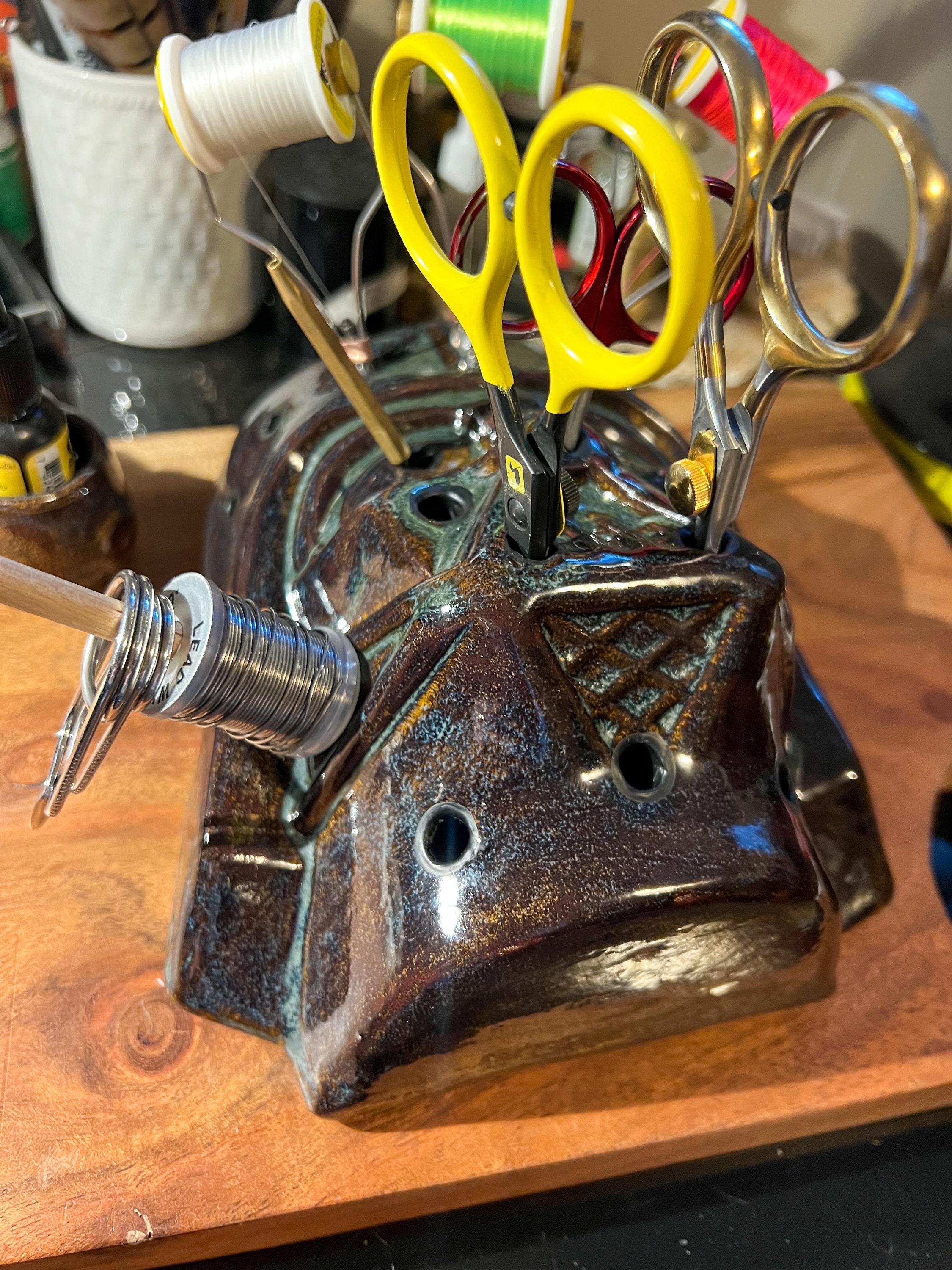 Ceramic Vader Fly Tying Caddy - Etsy