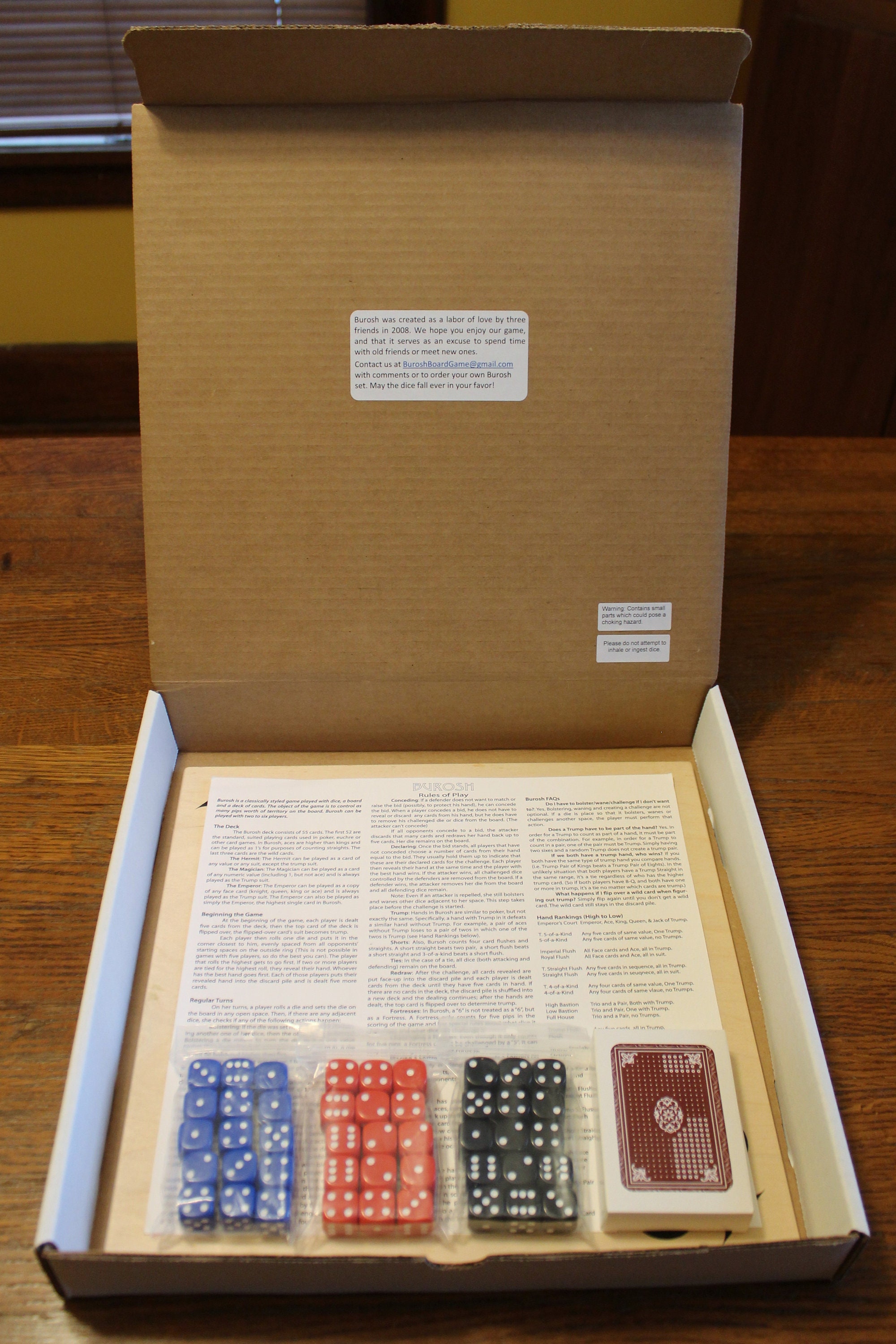 Burosh Game in Box - Etsy