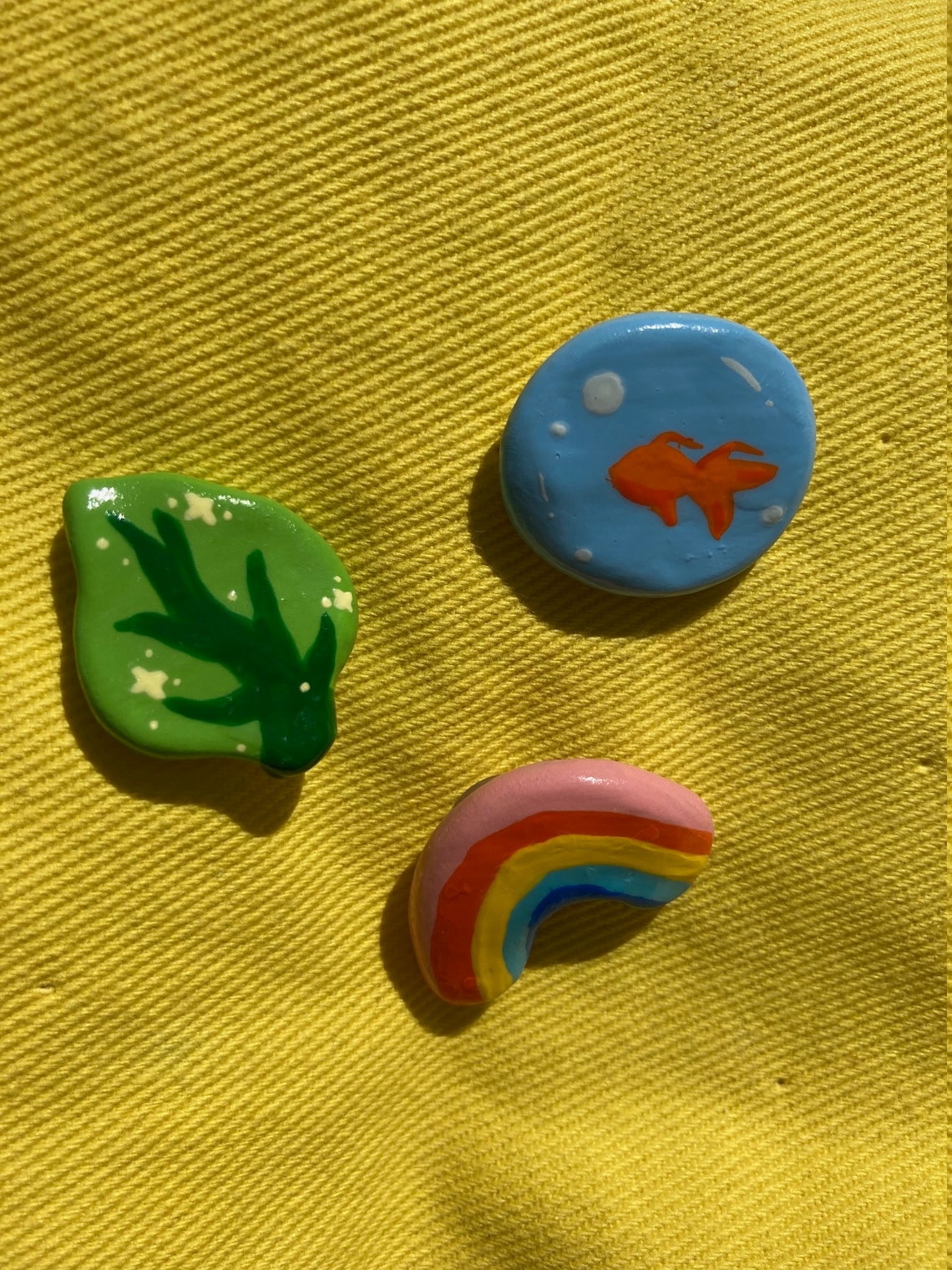 Adorable Handmade Polymer Clay Pins - Etsy
