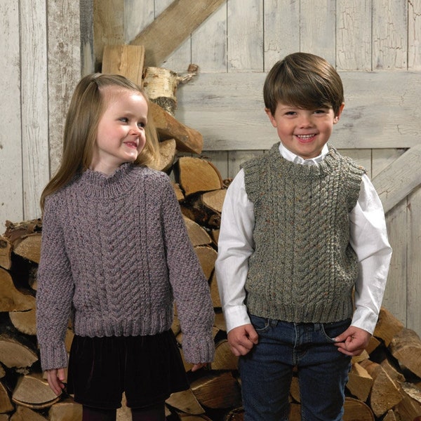Childrens Aran Knitting Patterns - Etsy UK