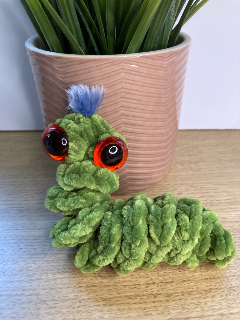 Bug Buddies Worry Worms Creature Comforts Kids Plush Faux Fur Crochet ...