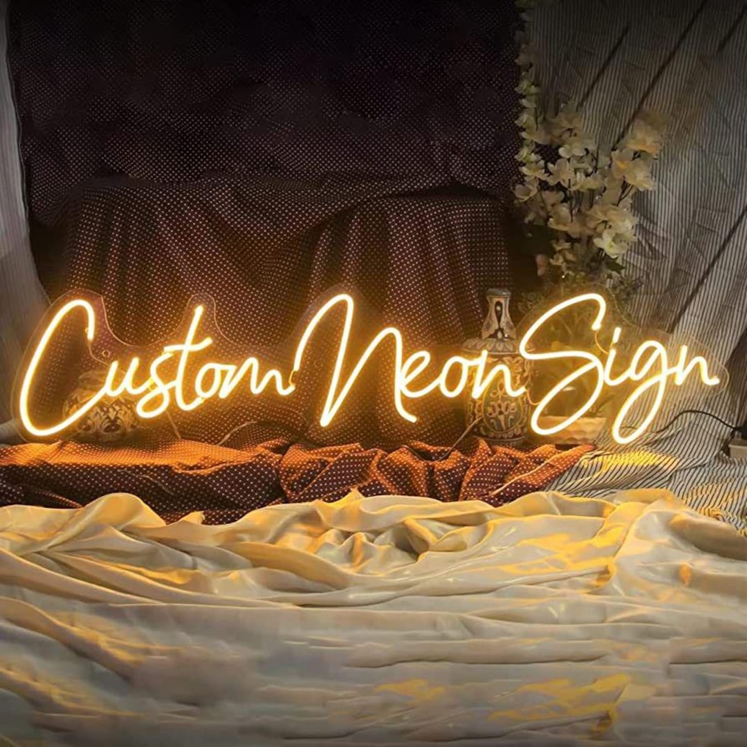 Custom Neon Sign, Personalized LED Name Light, Neon Wall Decor, Custom ...
