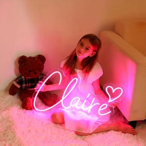 Custom Name Neon Sign for Kids Personalized Neon Sign for Bedroom ...