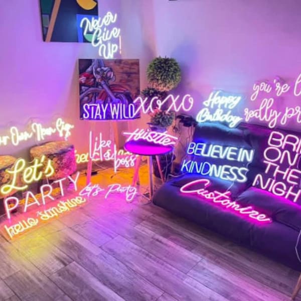 Custom Neon Sign - Etsy