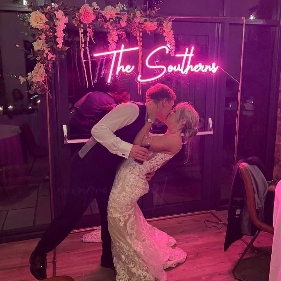 Wedding NEON SIGN for Reception | Wedding Decorations | Wedding Decor ...