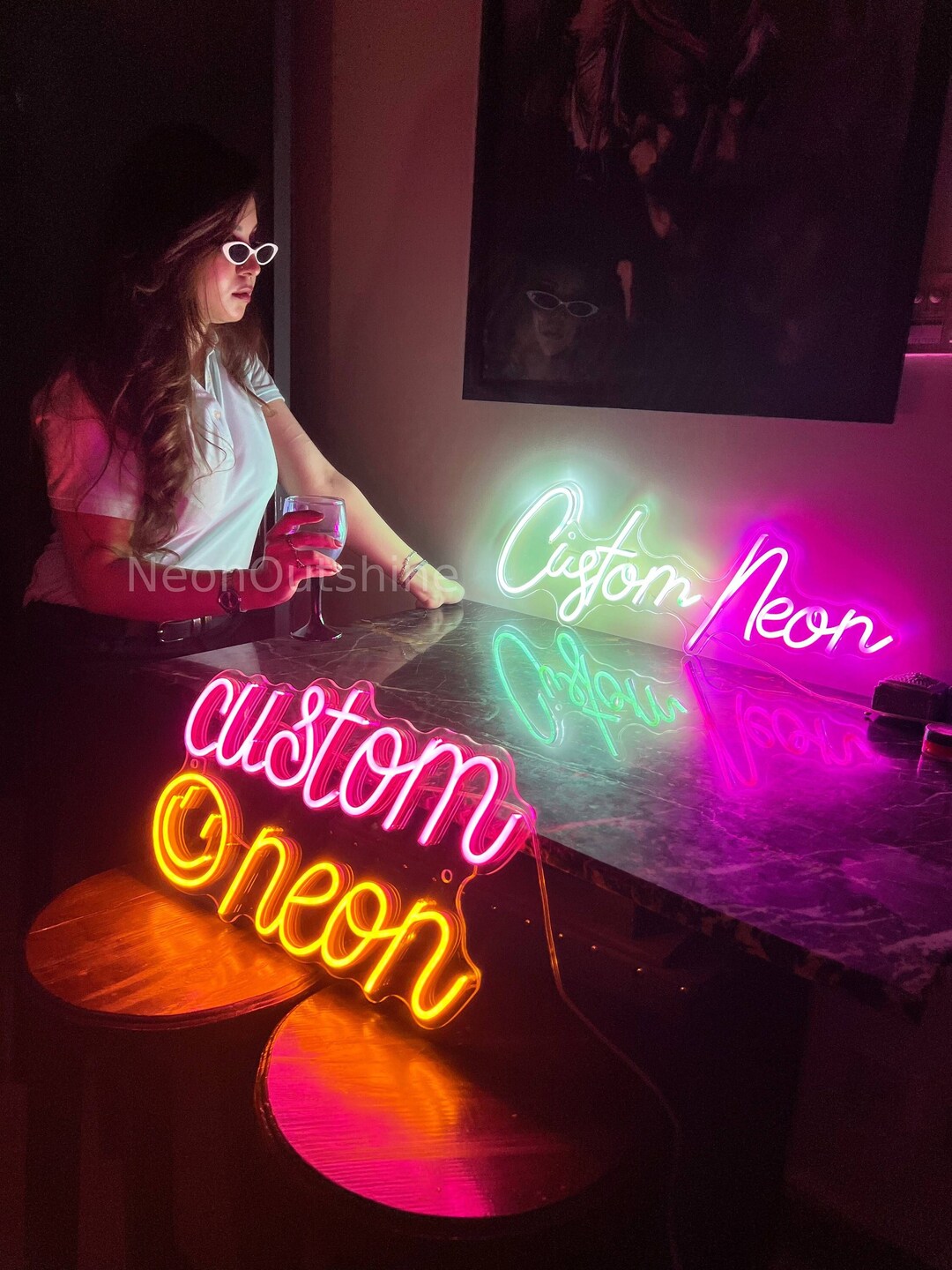 Custom Neon Sign | Neon Sign | Customized Gifts | Wedding Signs | Name ...