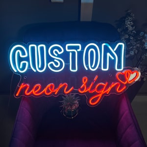 Custom Neon Sign, Personalized LED Name Light, Neon Wall Decor, Custom ...