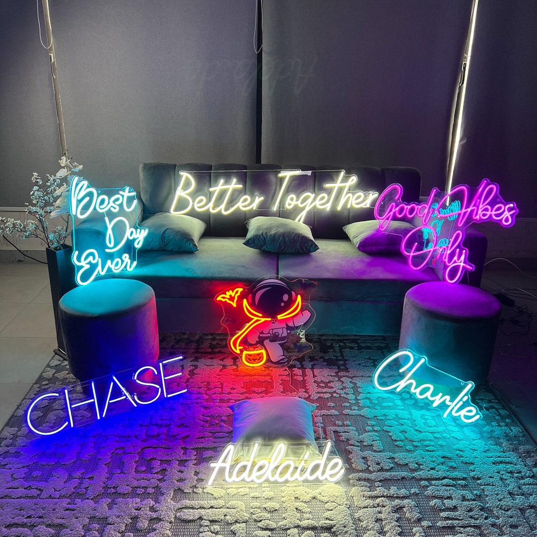 Custom Neon Sign | Neon Sign | Led Neon Sign | Personalized Name Neon ...