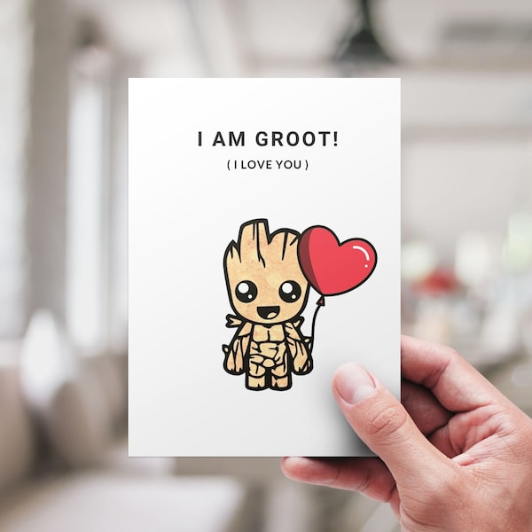 Groot Card - Etsy