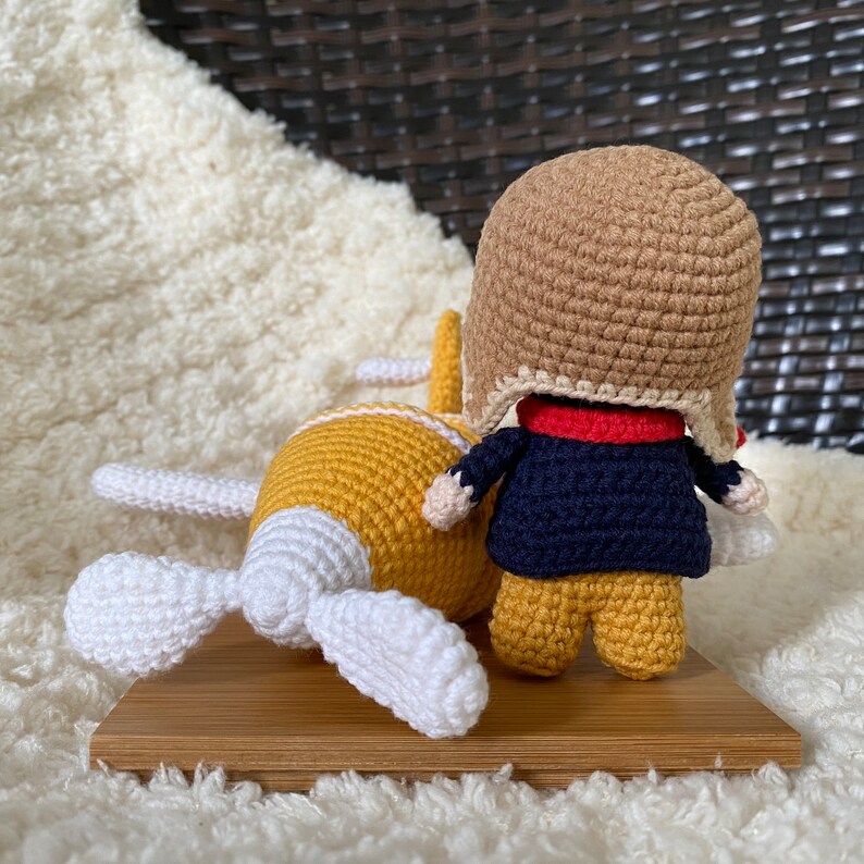 Le Petit Prince | the Little Prince (pilot) + Airplane - Amigurumi - Etsy