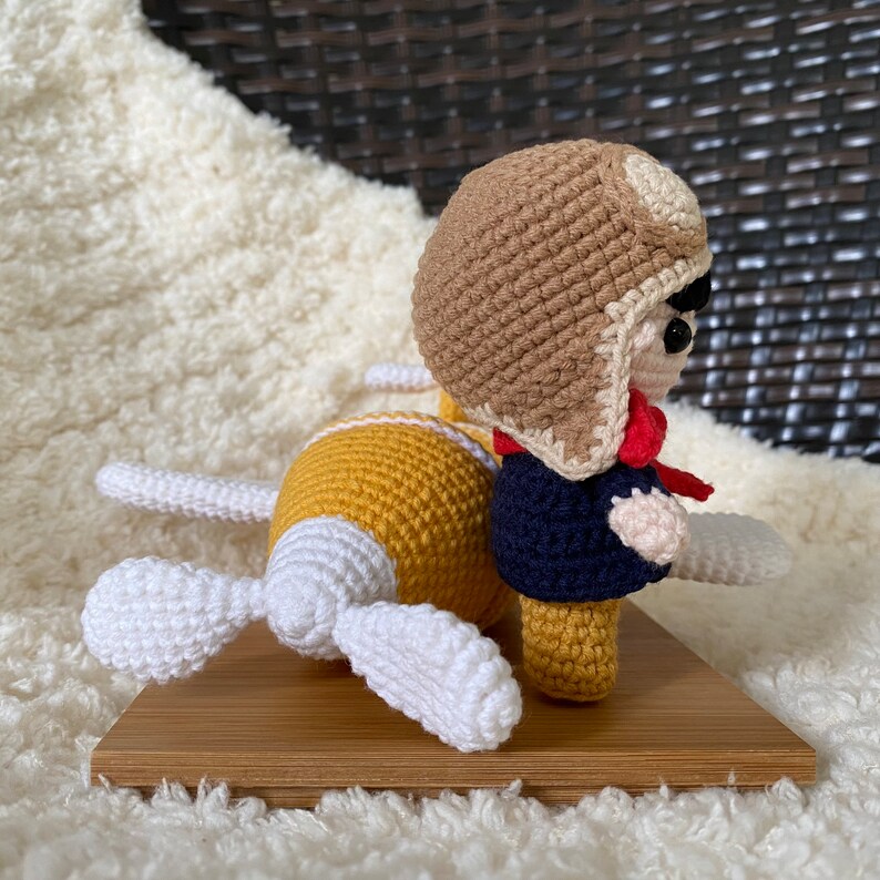 Le Petit Prince | the Little Prince (pilot) + Airplane - Amigurumi - Etsy