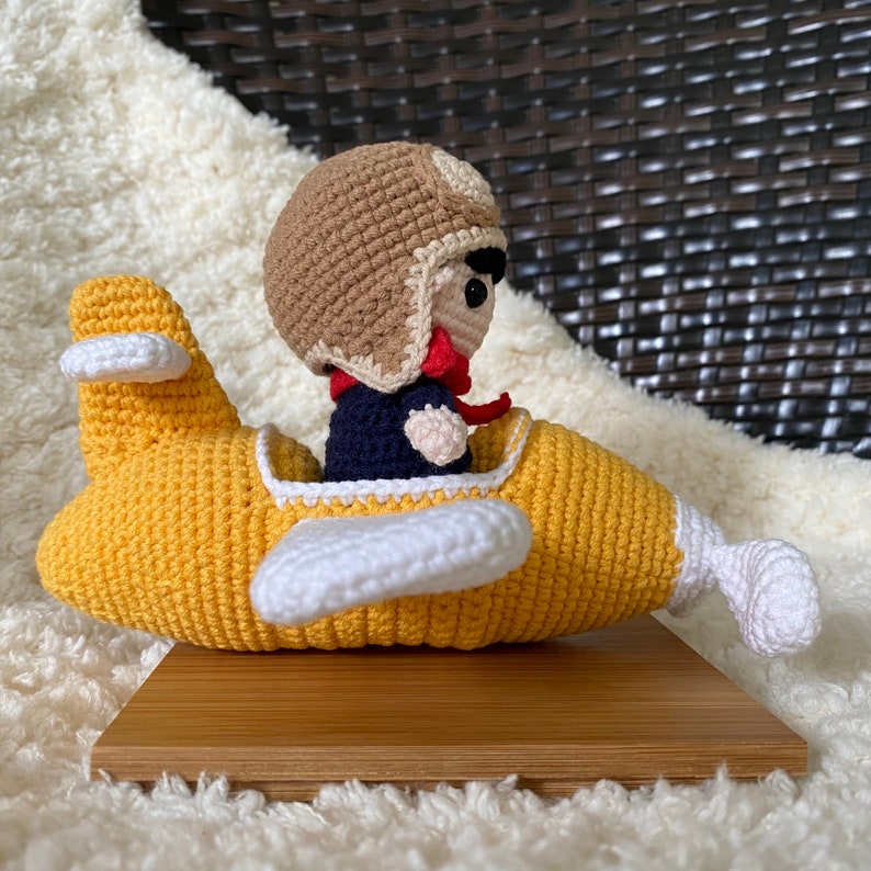Le Petit Prince | the Little Prince (pilot) + Airplane - Amigurumi - Etsy