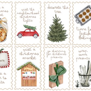 32 Advent Calendar Activity Cards Printable, Christmas Countdown ...