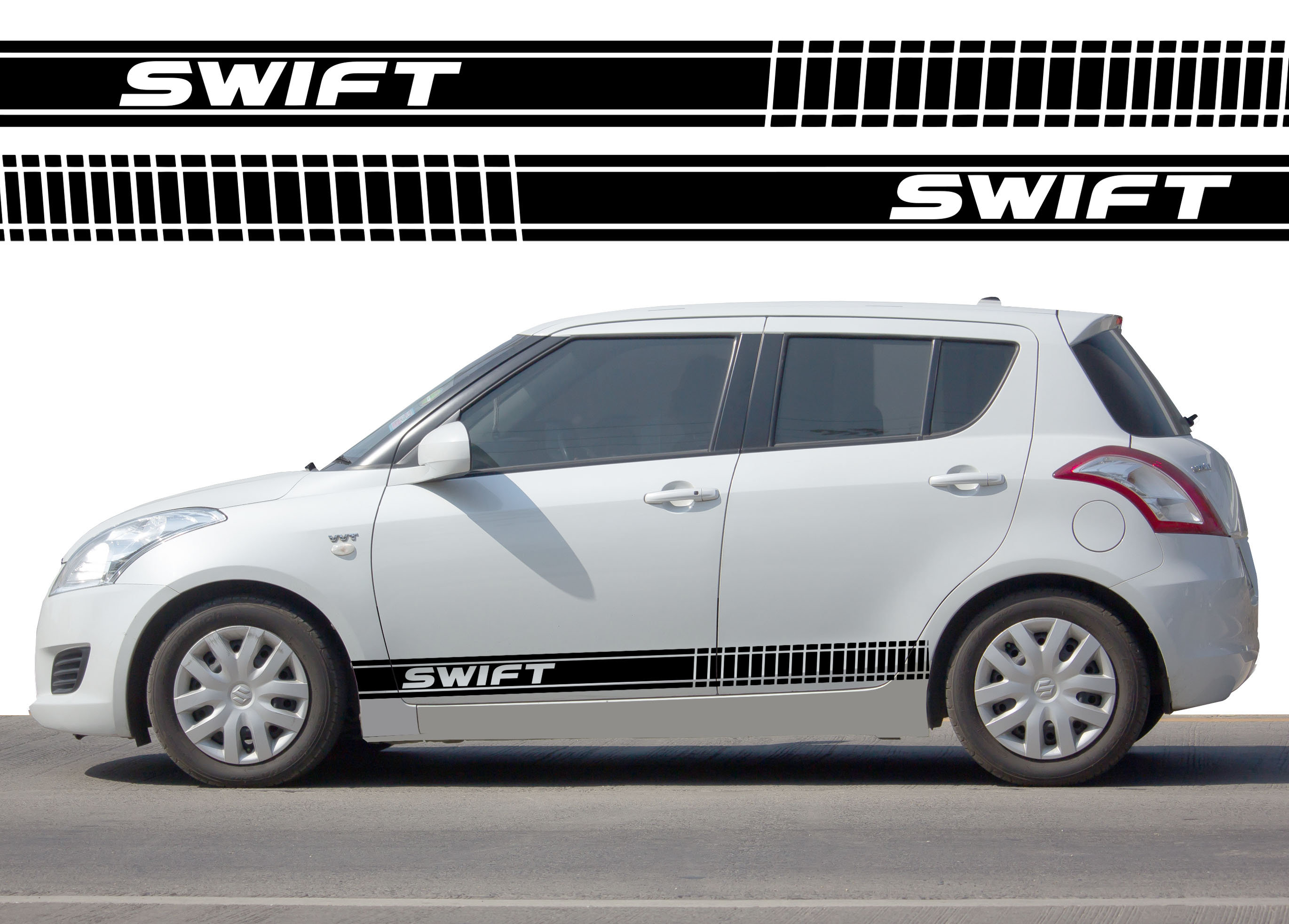 SUZUKI SWIFT SPORT 2x Side Stickers Car Decals Graphics Stationery ...