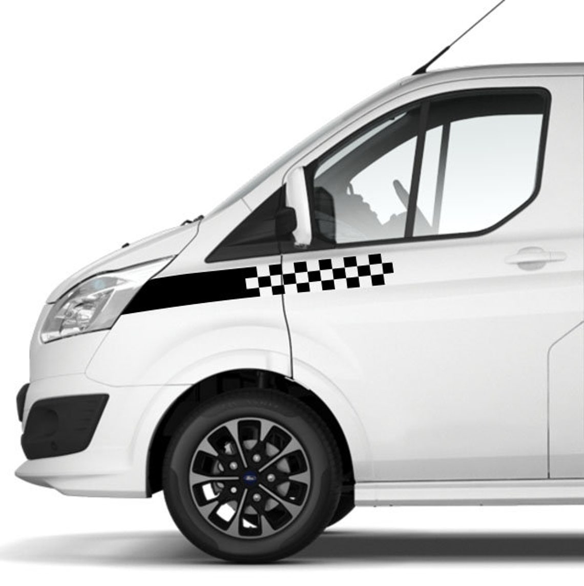 Ford Transit Graphics/Stickers Checkered Decal Custom/M-Sport | Etsy