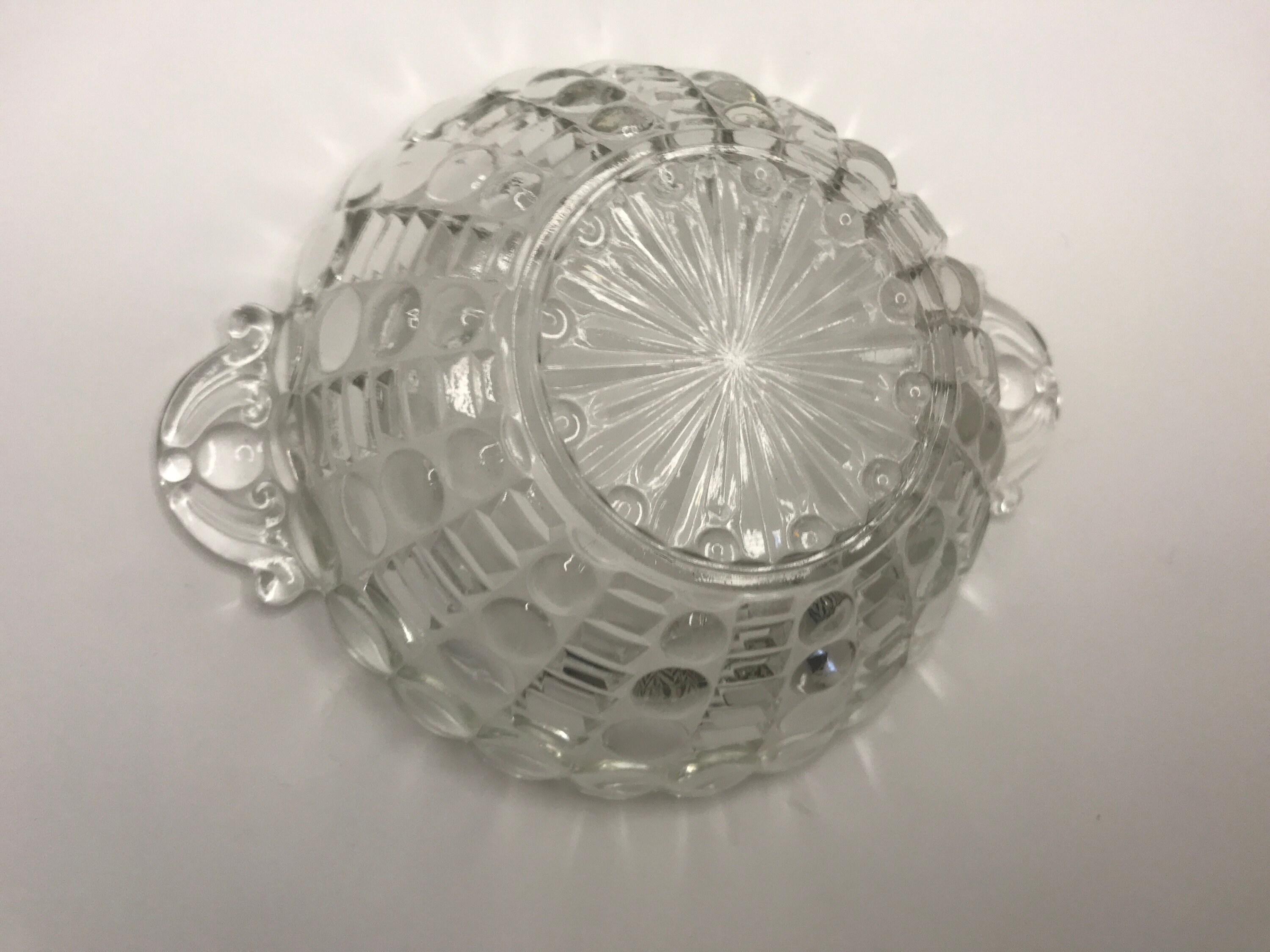 2 Vintage Antique Glass Bowls/ Anchor Hocking Bubbles & Bars / Indiana ...