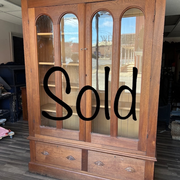 Primitive Cabinet - Etsy