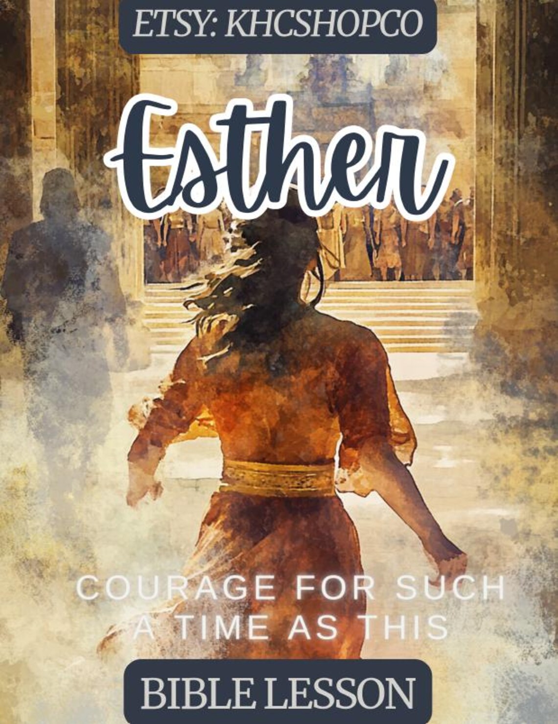 Printable Esther Bible Lesson for Christian Bible Study, Sunday School ...