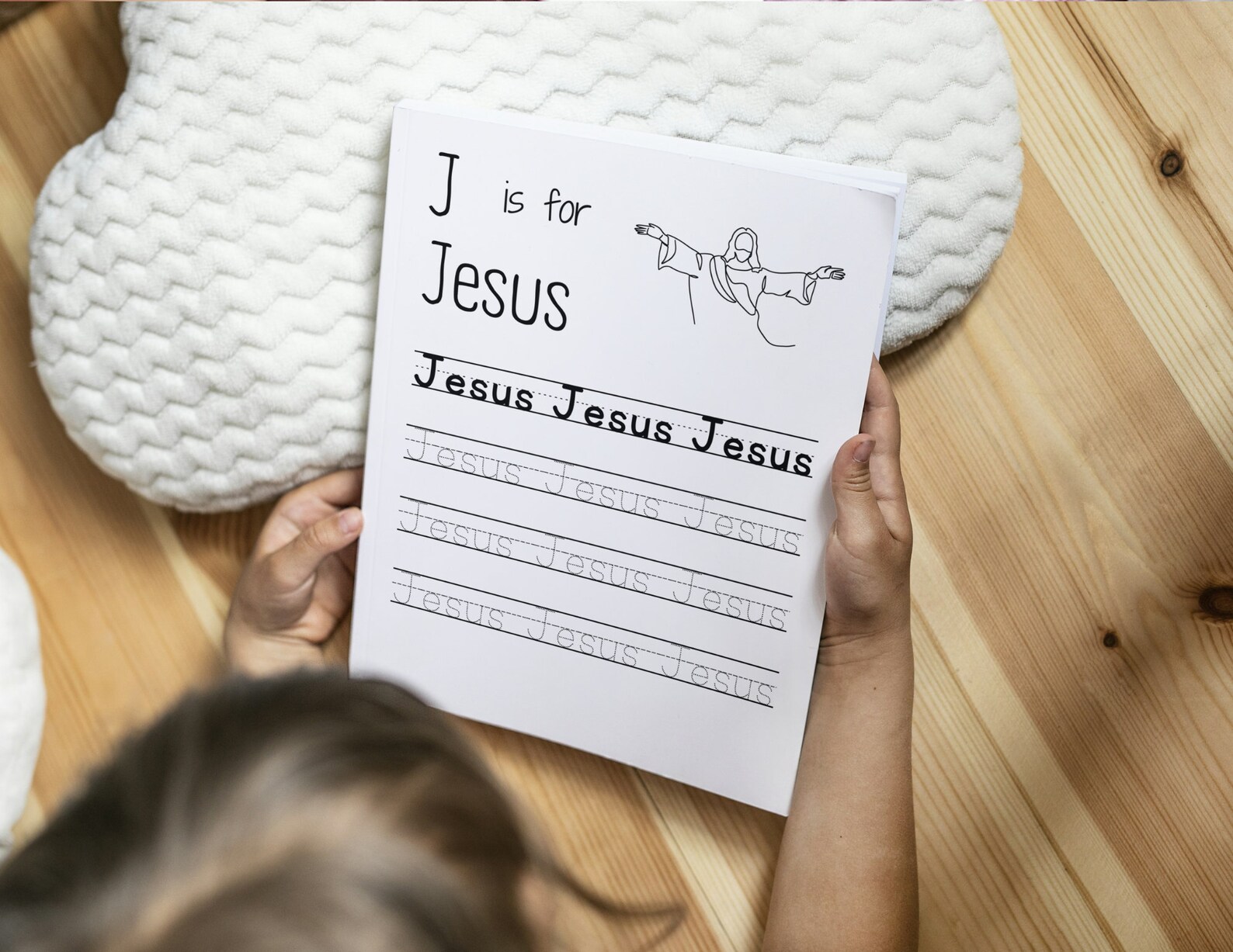 Printable Handwriting Practice Worksheet for Kids, Christian Words ...