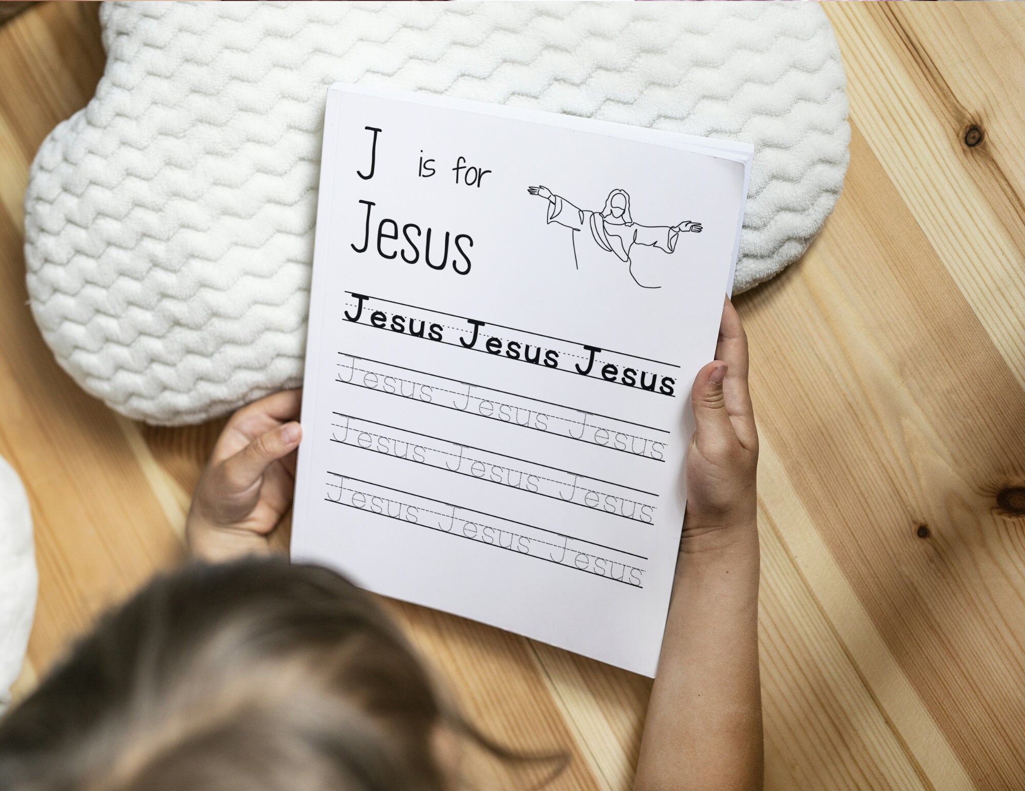 Printable Handwriting Practice Worksheet for Kids, Christian Words ...