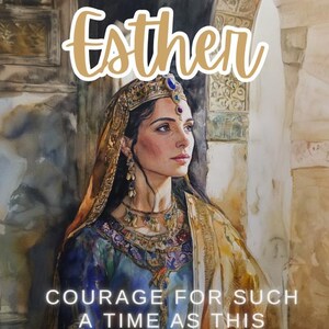 Printable Esther Bible Lesson for Christian Bible Study, Sunday School ...