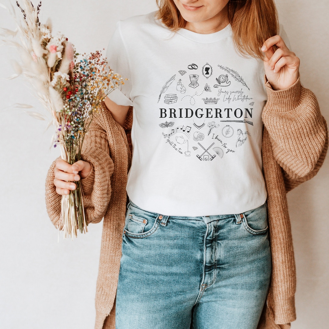 Bridgerton Collage Tshirt | Bridgerton Merch and Gifts | Unisex Soft ...