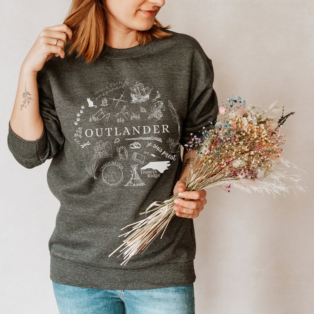 Outlander Collage Sweatshirt | Outlander Merch and Gifts | Unisex Heavy ...