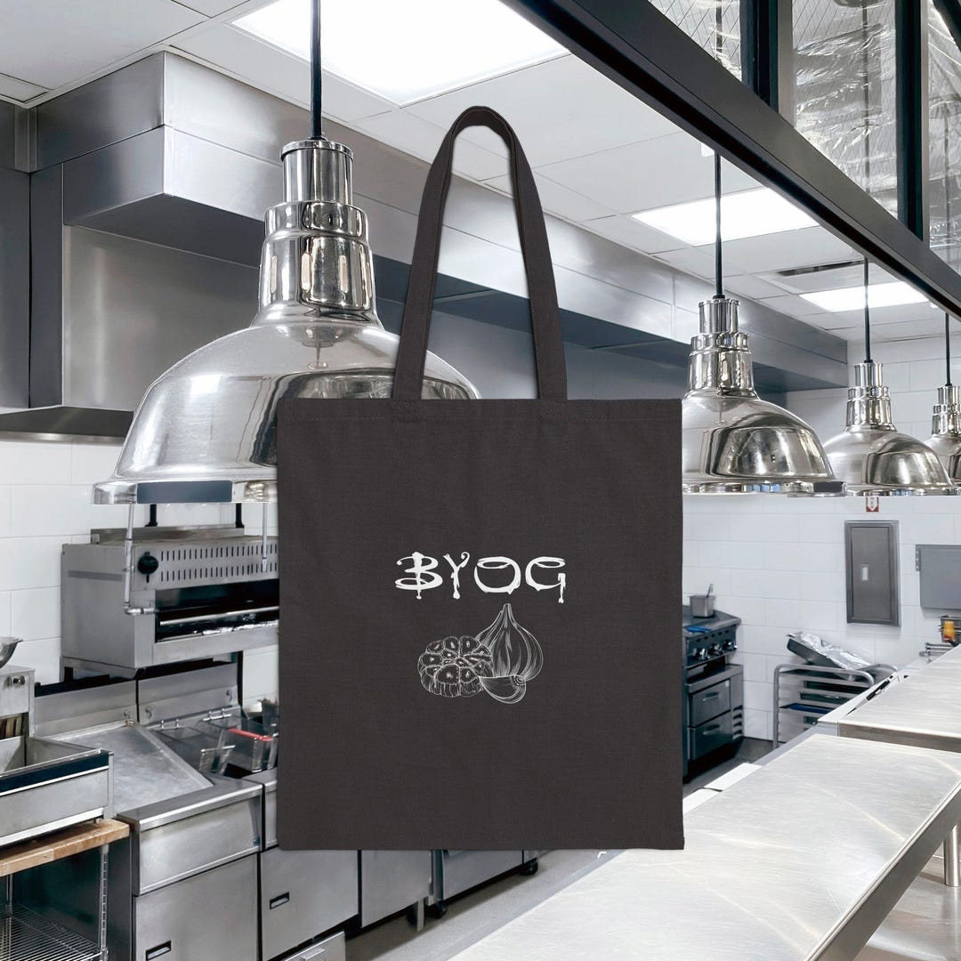BYOG Bring Your Own Garlic Buffy Inspired Cotton Canvas Tote Bag ...