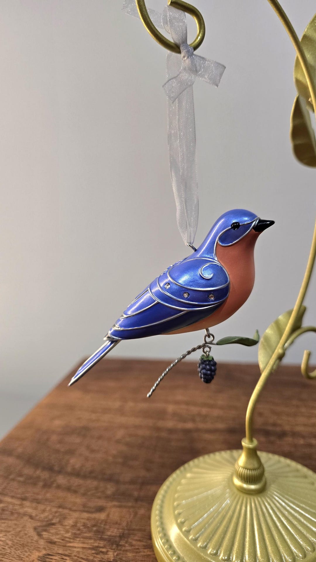 Hallmark Beauty of Birds #6 Eastern Bluebird 2010 Christmas Ornament - Etsy