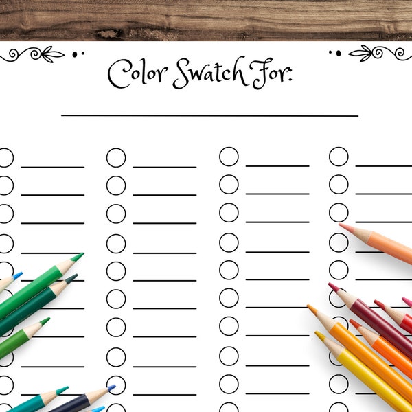 Coloring Test Page - Etsy