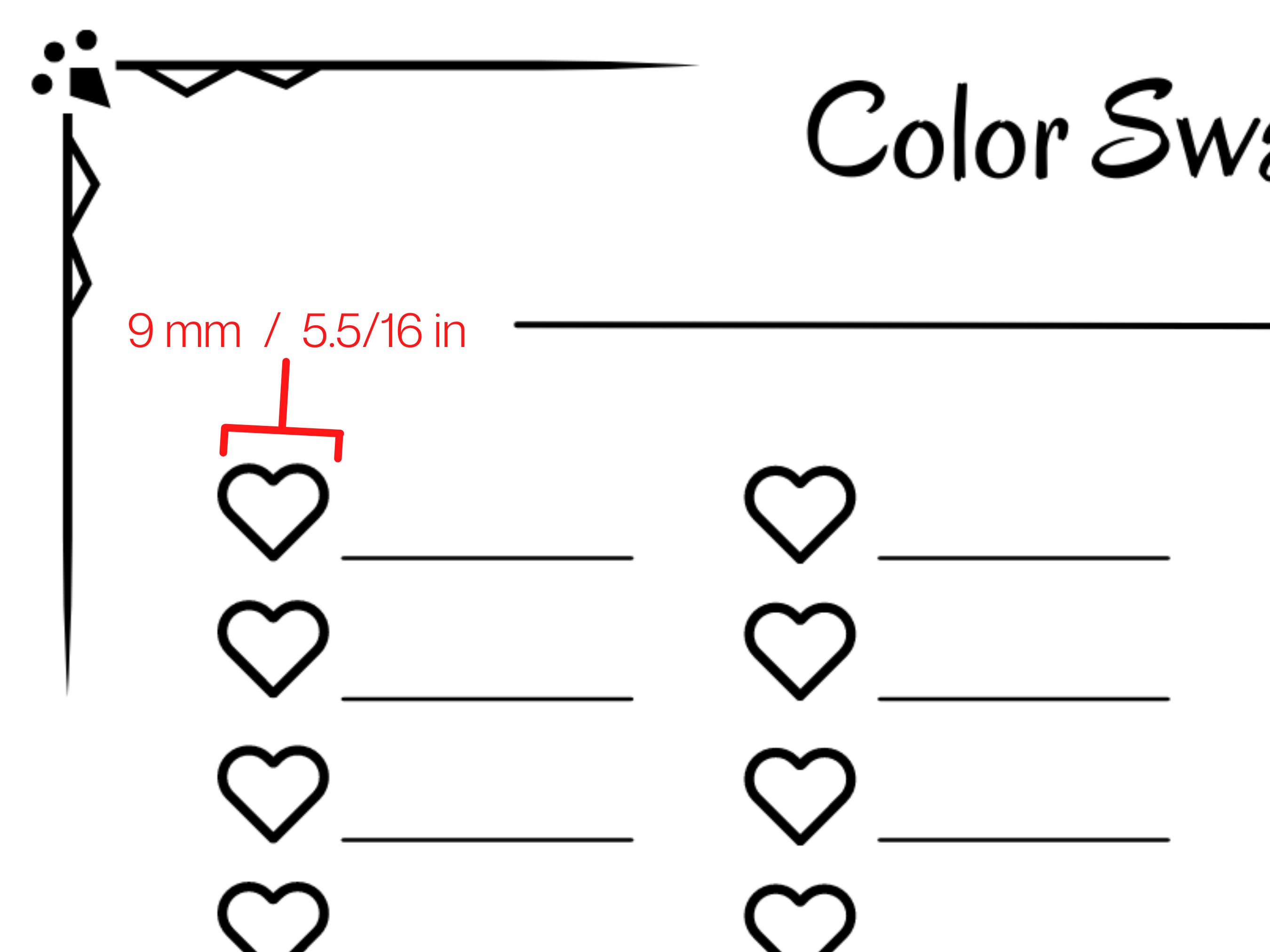 PRINTABLE Blank Color Chart 72 Color Swatch Page for Gel - Etsy Hong Kong PRINTABLE Blank Color Chart 72 Color Swatch Page for Gel - Etsy Hong Kong