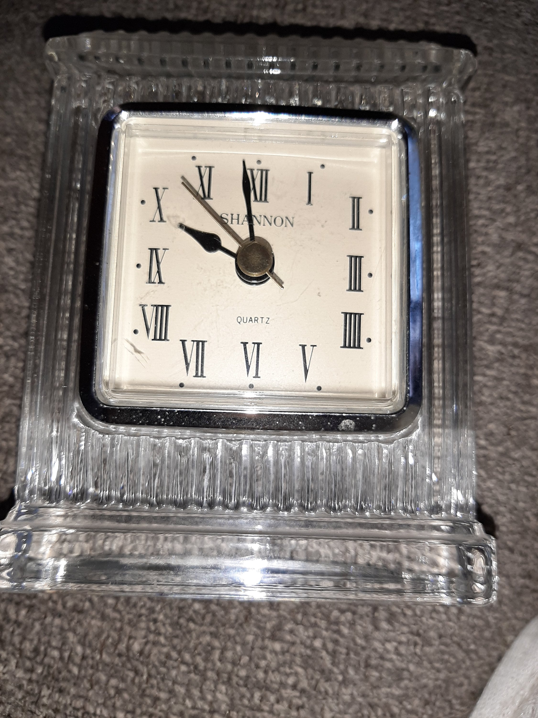 Shannon Crystal Clock - Etsy