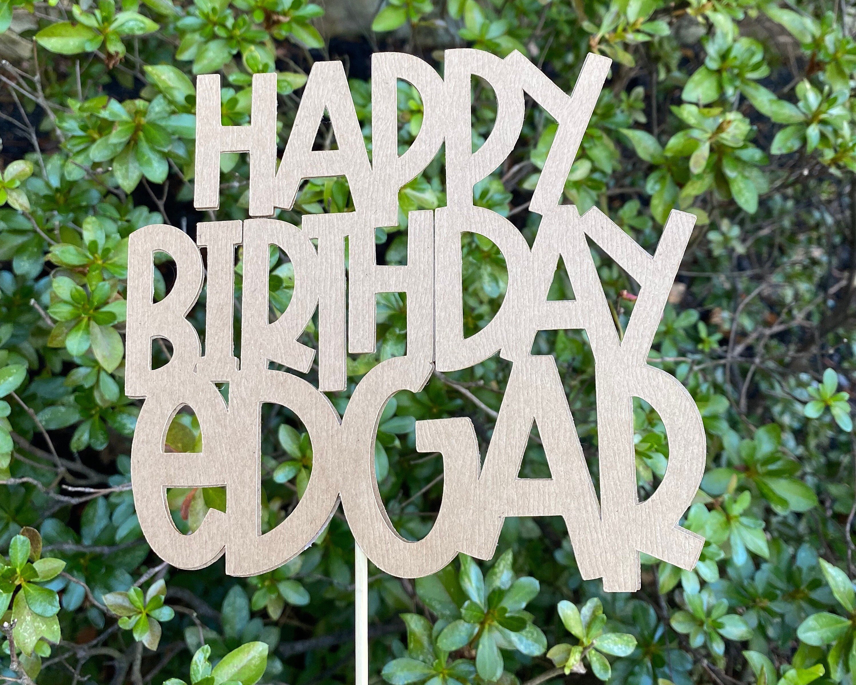 Cake Topper for Birthday, Cake Topper Personalized, Cake Topper for Him ...