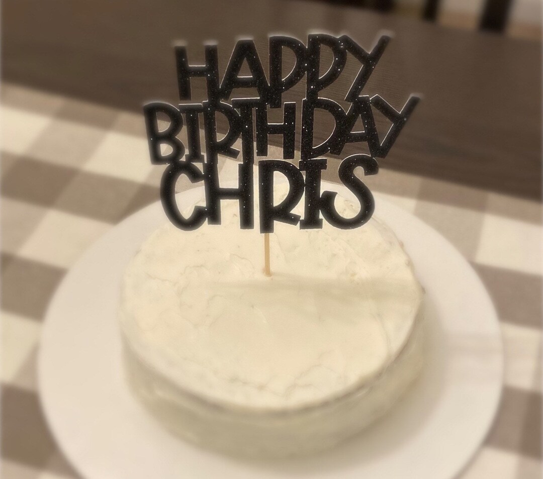 Cake Topper for Birthday, Cake Topper Personalized, Cake Topper for Him ...