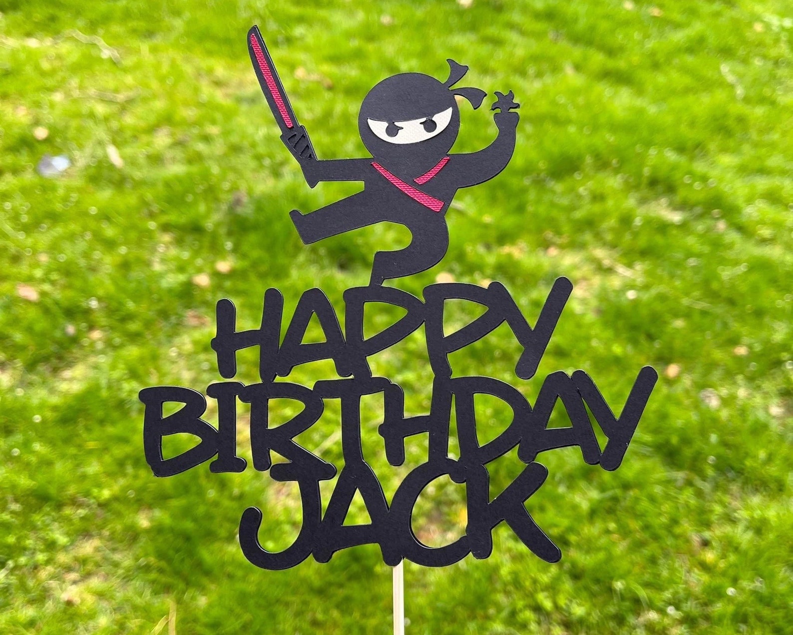 Ninja Cake Topper, Ninja Birthday, Ninja Birthday Party, Cake Topper ...