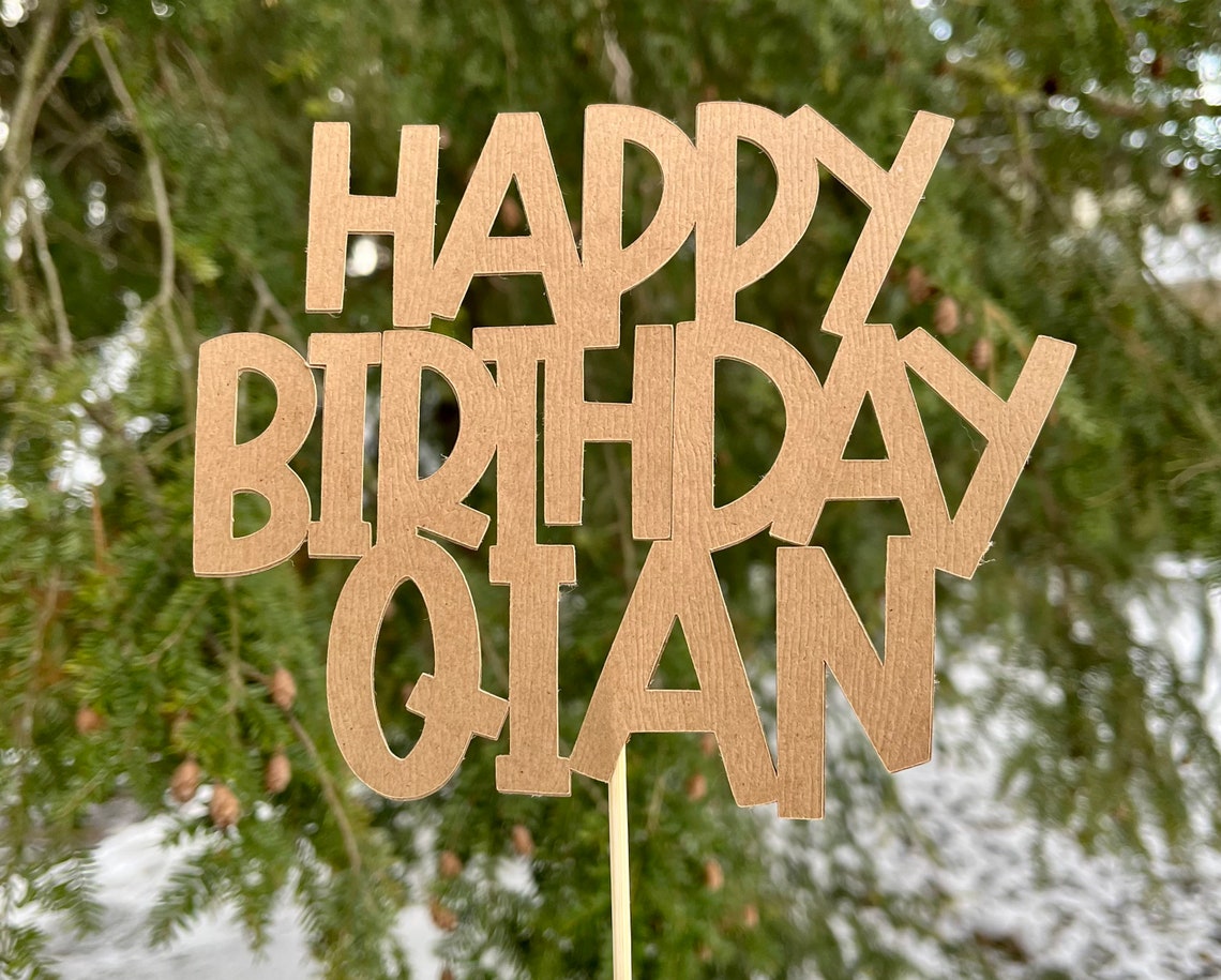 Cake Topper for Birthday, Cake Topper Personalized, Cake Topper for Him ...