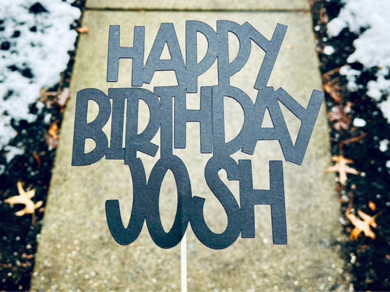 Cake Topper for Birthday, Cake Topper Personalized, Cake Topper for Him ...