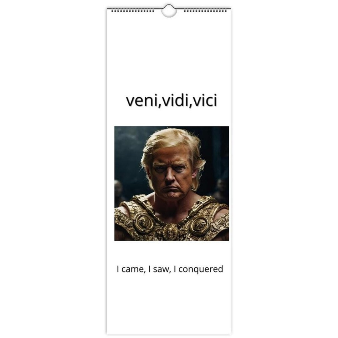 Donald Trump as a Warrior Wall Calendars 2025 - Etsy