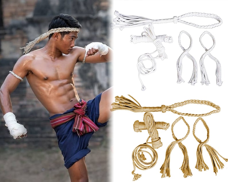 Traditional Muay Thai Mongkol Prajead Set - Etsy