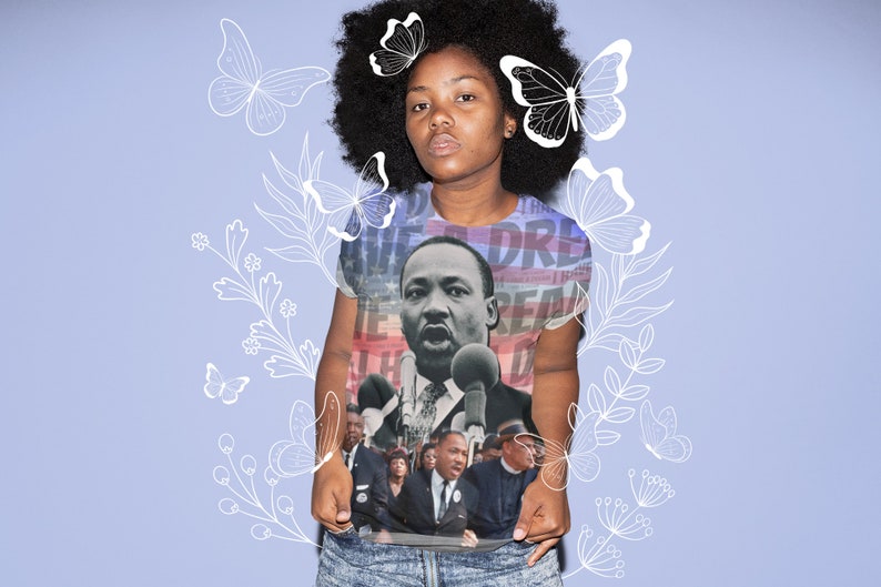 MLK 3D All Over Shirt FILE - Etsy