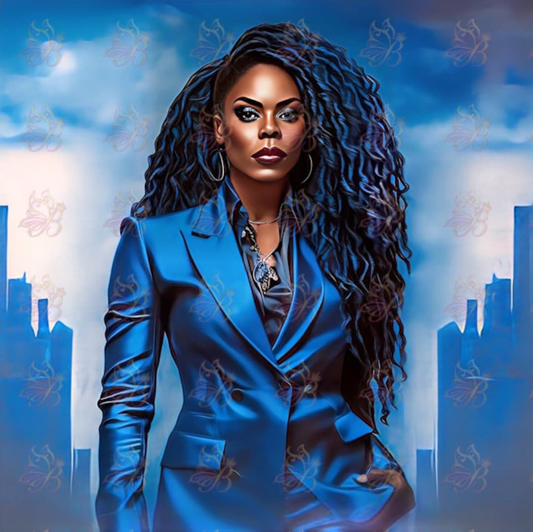 Boss Lady in Blue Suit - Etsy