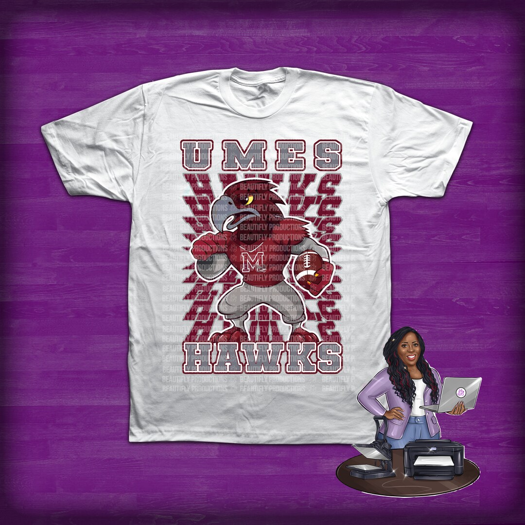 University of Maryland Easter Shore Football Mascot Design - Etsy