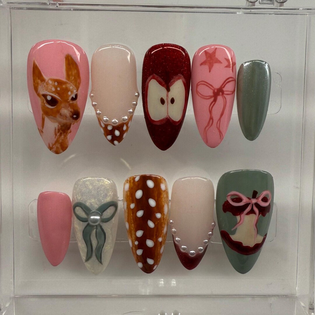 Fawn Fairy Press on Nails - Etsy