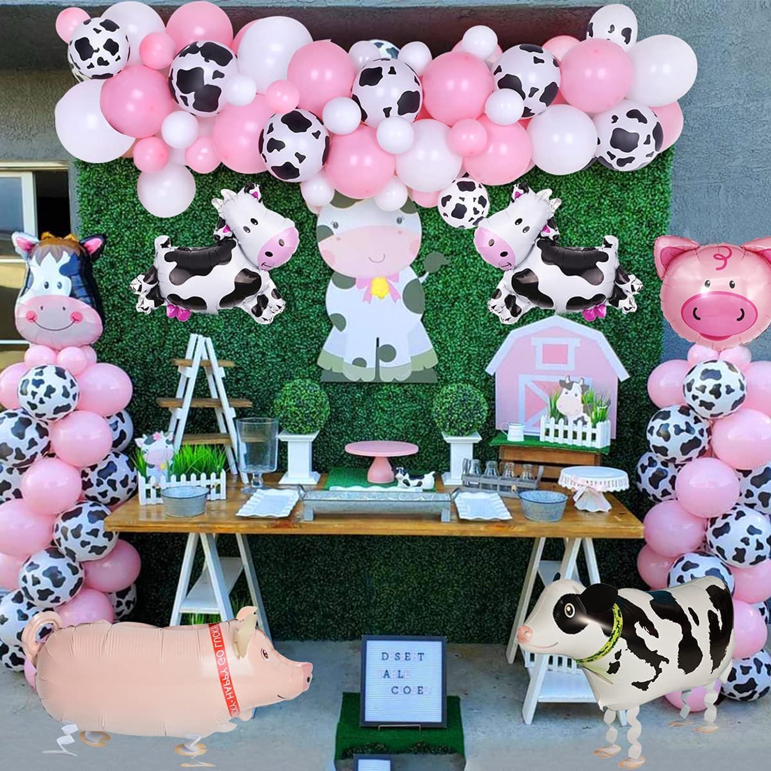 Farm Party Balloon Garland,farm Animal Theme Balloons Arch Kit for Kid ...