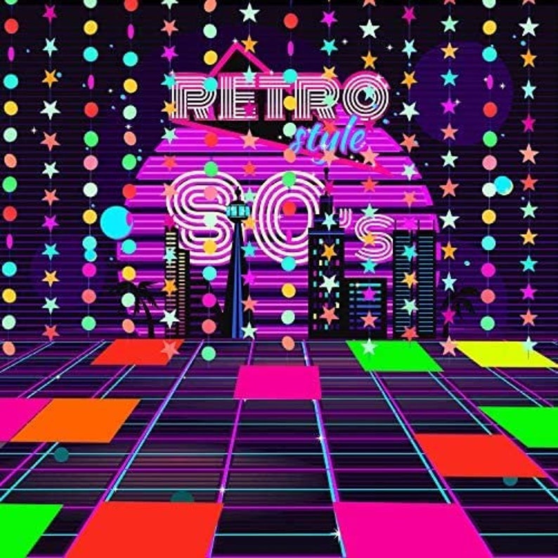 Glow Party Floor /fluorescent Neon Cardstock/neon Papper DIY - Etsy