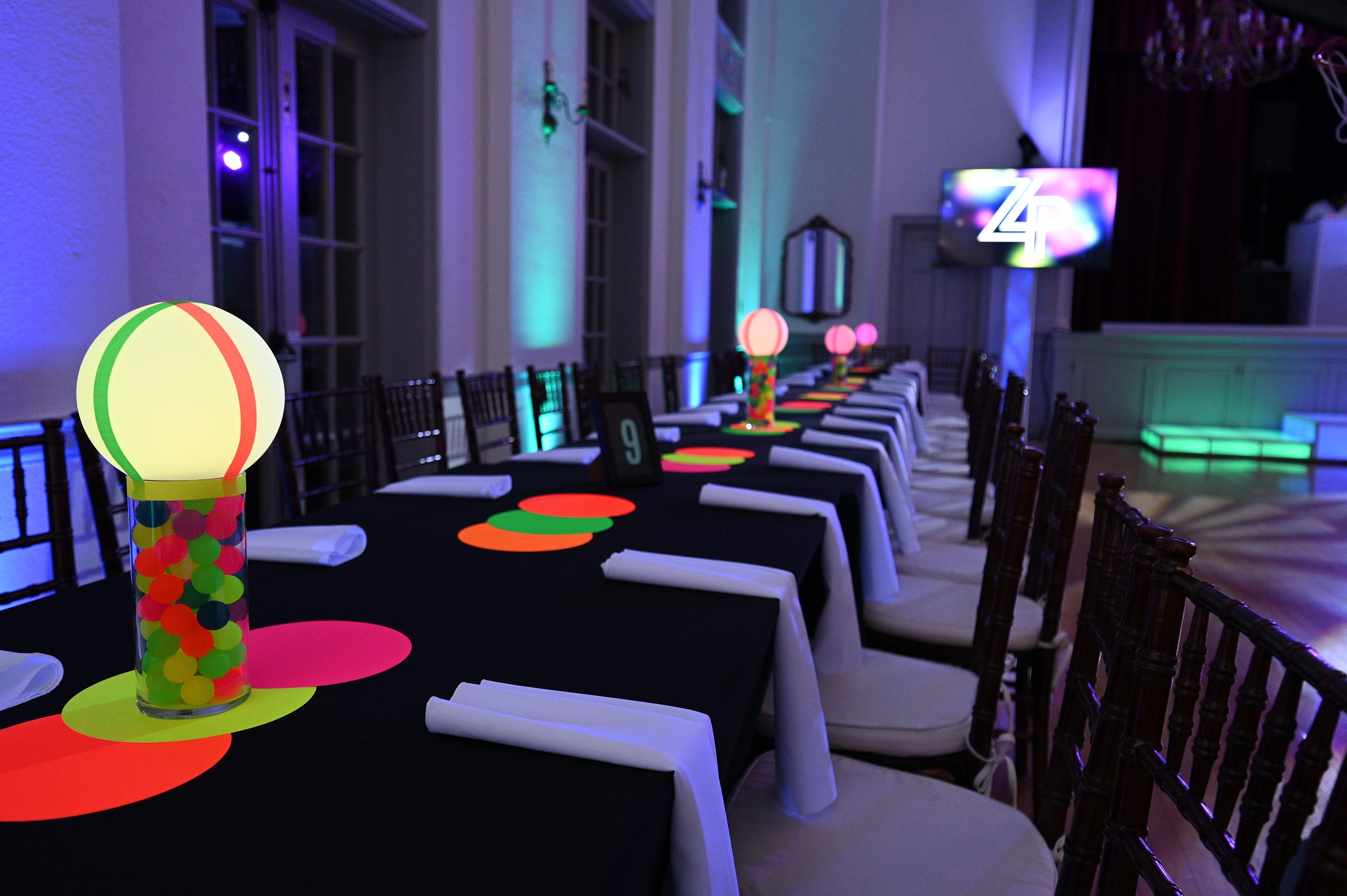 Glow Neon Centerpieces