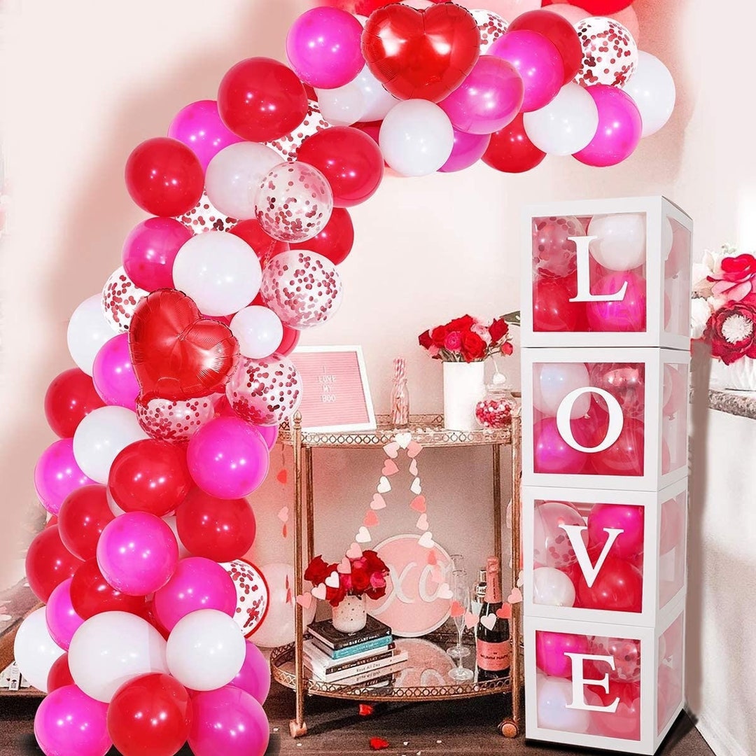 Valentines Day Balloon Boxes/valentines Day Decorations/engagement ...